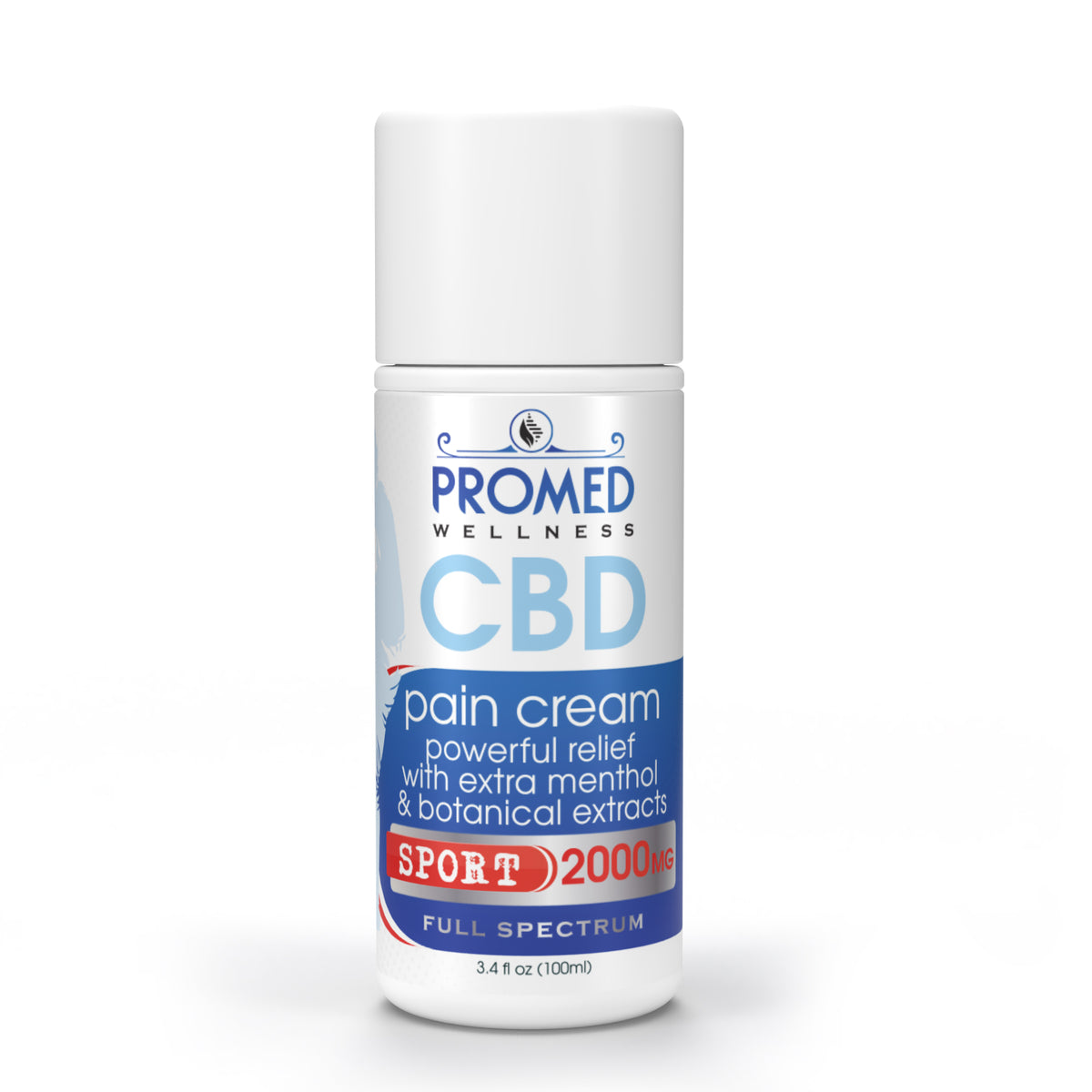 CBD Pain Cream 2000mg Sport Collection | ProMED Wellness