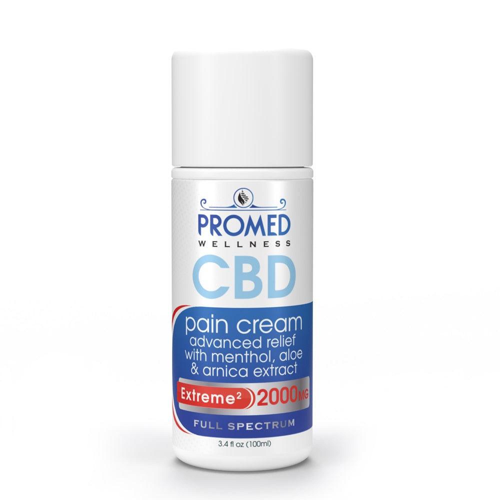 Full Spectrum CBD Pain Cream 2000mg | ProMED Wellness LLC.